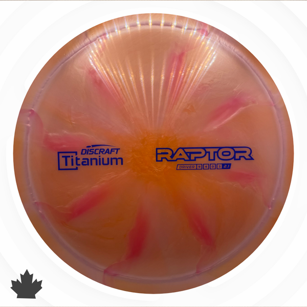 Discraft Swirl Titanium Raptor- New Design - DiscSports.CA